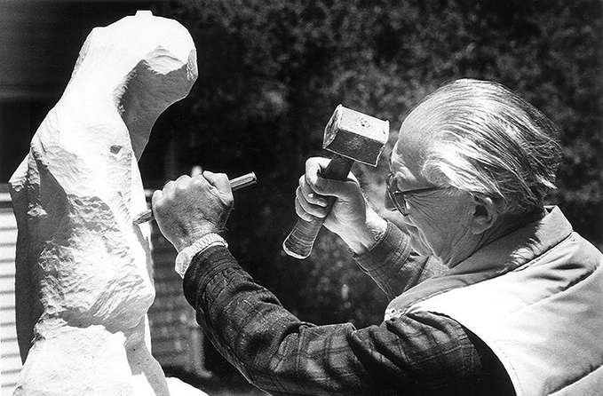 Robert Russin: Legacy in Bronze and Stone | WyoHistory.org