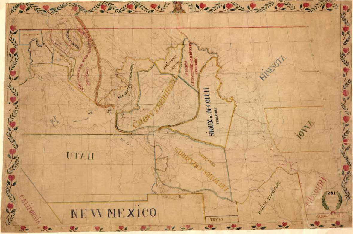 Digital Toolkit: Father De Smet's Map: Tribal Boundaries and the Fort ...
